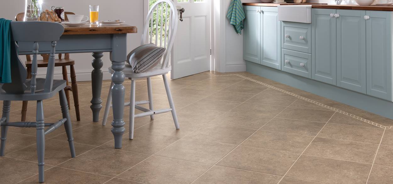 Kitchen Sheet Vinyl Flooring | Stain Resistant Flooring