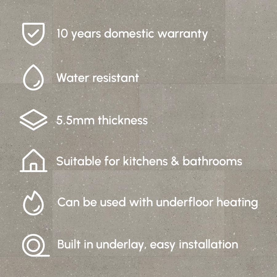 Polyflor Camaro RigidCore - Pearl Micro Terrazzo 4153