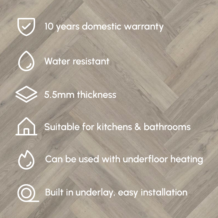 Camaro RigidCore - Westchester Oak Herringbone RPQ4141 | LVT